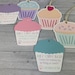 Cupcake Favor Tags - Cupcake Birthday - Cupcake Party Tags - Cute as A ...