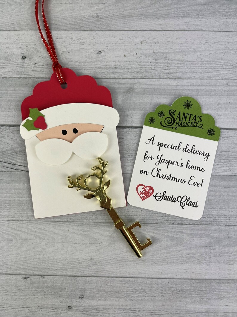 Santa's Magic Key Magic Holiday Key Homes Without - Etsy