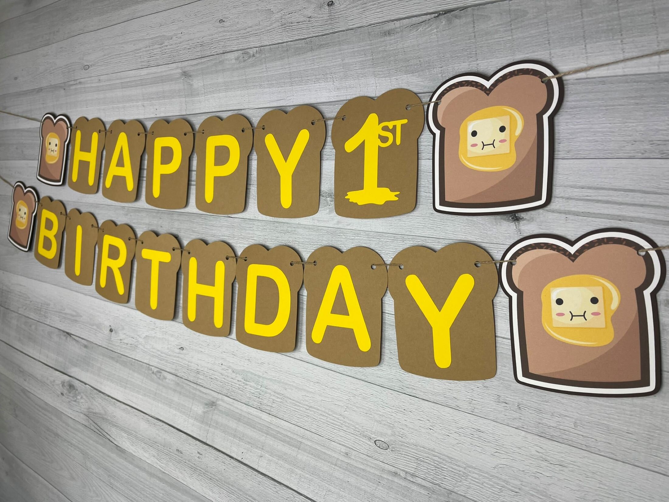 Breakfast Toast Birthday Banner - Toast Birthday - Birthday Brunch ...