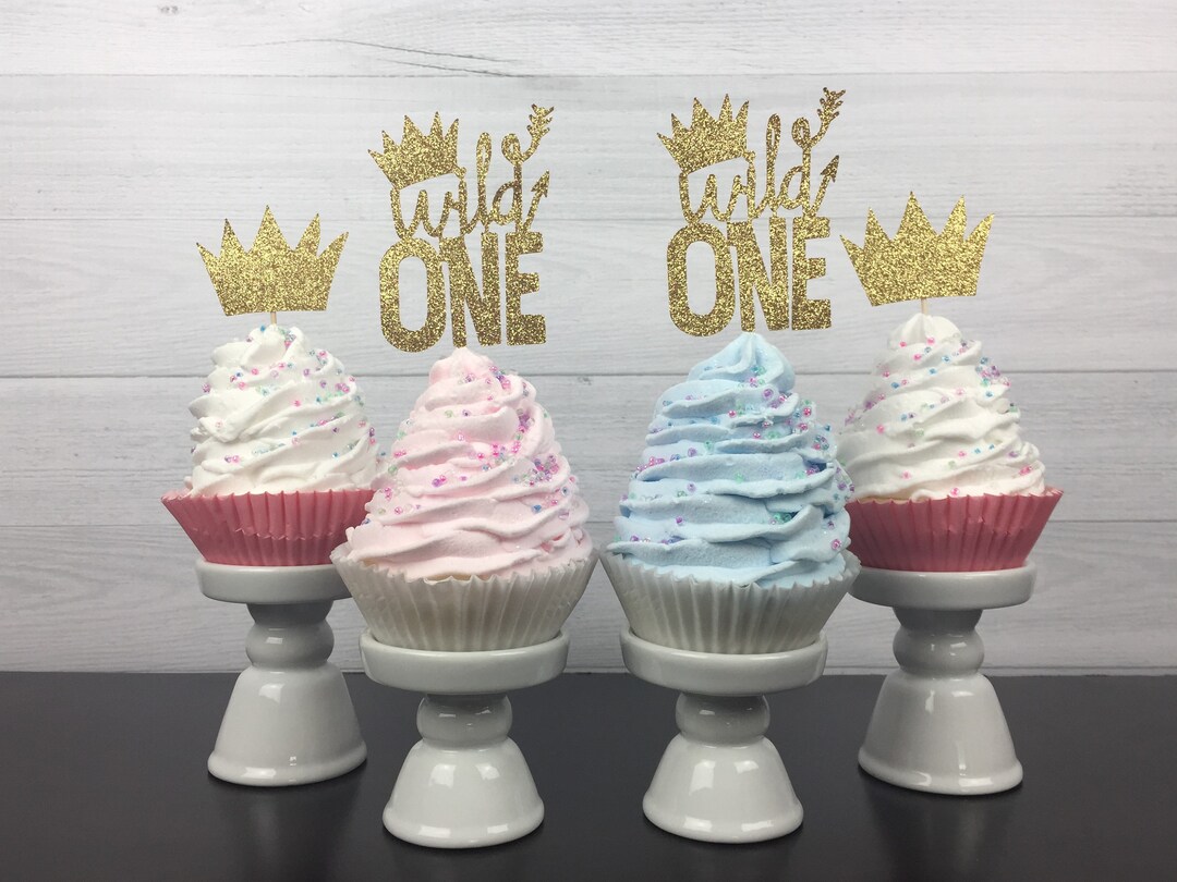 WILD ONE Cupcake Toppers - Where the Wild Things Are Birthday - Wild ...