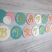 Bubbles Birthday Banner Bubble Birthday Cute Bubble Party - Etsy