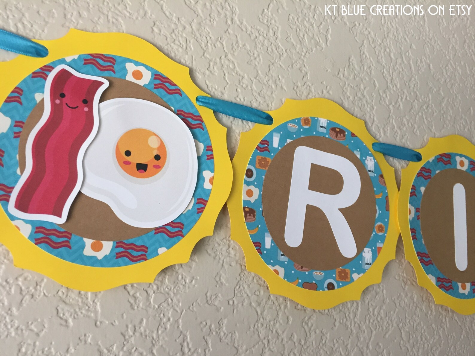 BREAKFAST Banner Rise & Shine Banner Breakfast Party Decor - Etsy