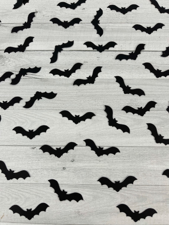 BAT Confetti - Halloween Confetti - Flying Bat Table Confetti - Table ...
