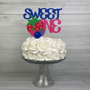 Berry SWEET ONE Cake Topper - Mixed Berry Cake Topper - Jamberry ...