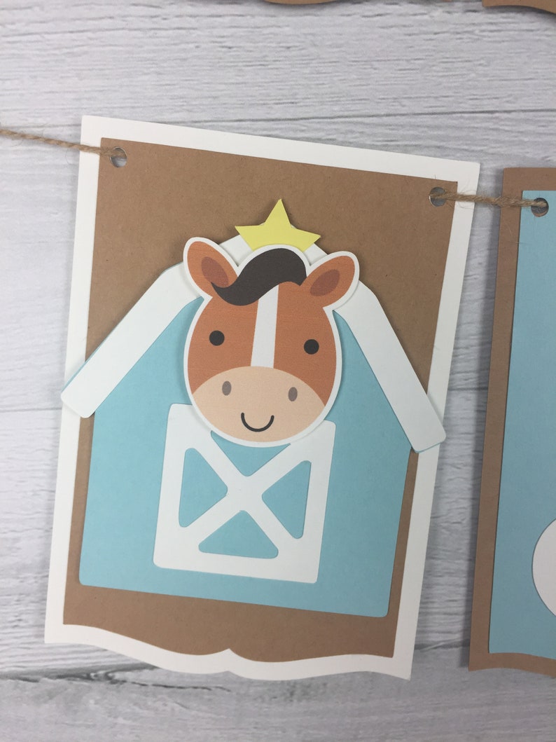 It's A Boy Barn Banner - Baby Shower Banner - Farm Baby Shower - Barn ...