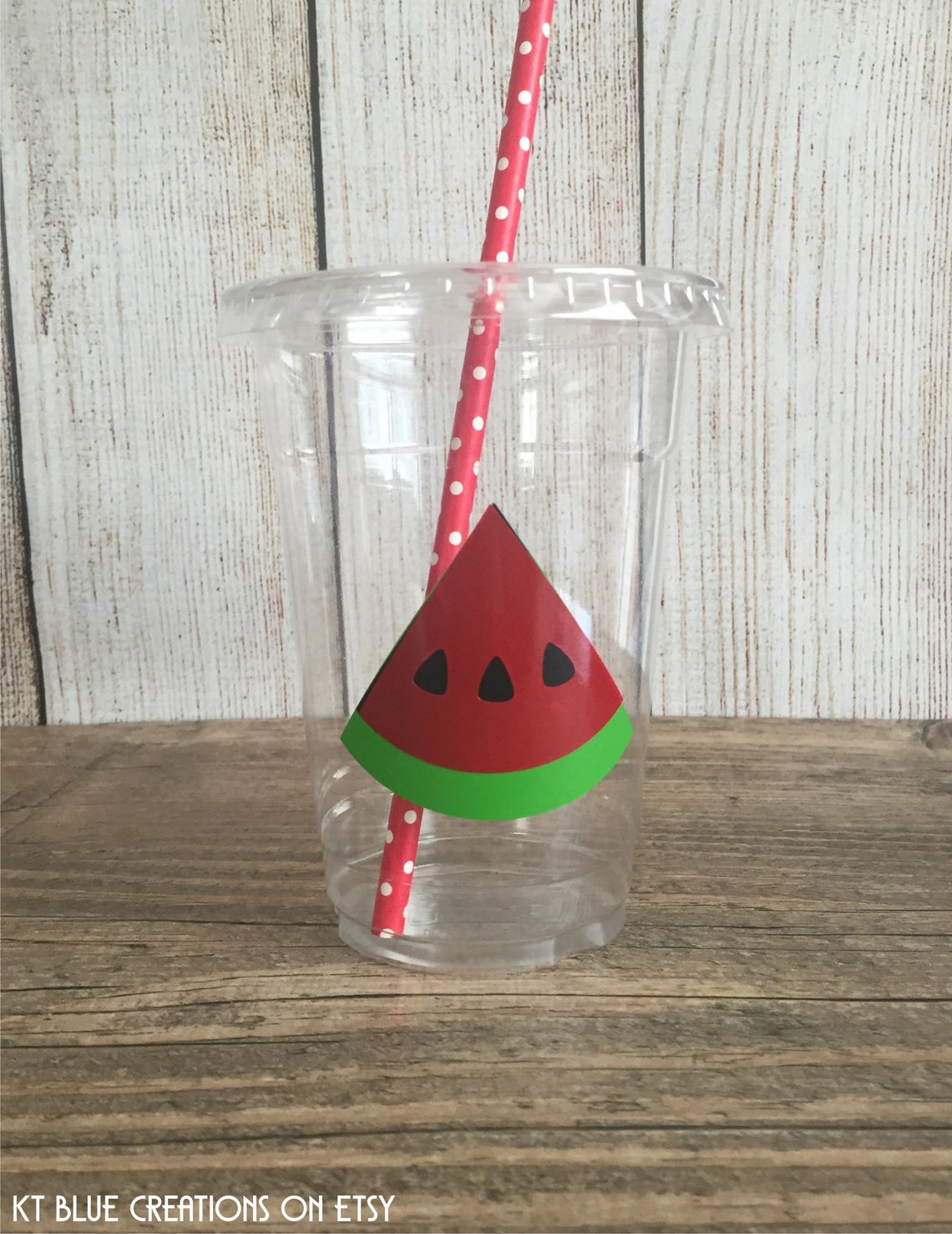 Watermelon Party Cups One in a Melon Birthday Disposable - Etsy