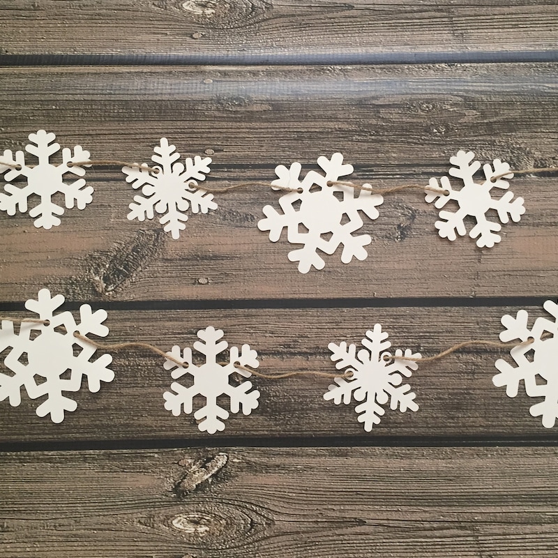 Snowflake Garland - Etsy
