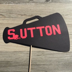 5-piece FOOTBALL Photo Booth Props - Personalized - Custom Colors ...