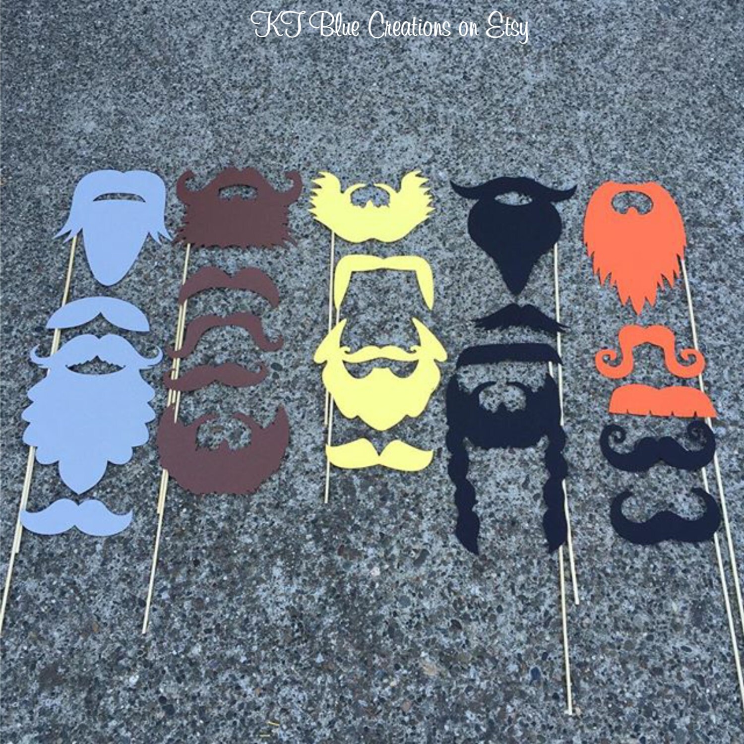 Mustache & Beard Photo Props Movember Party Props - Etsy