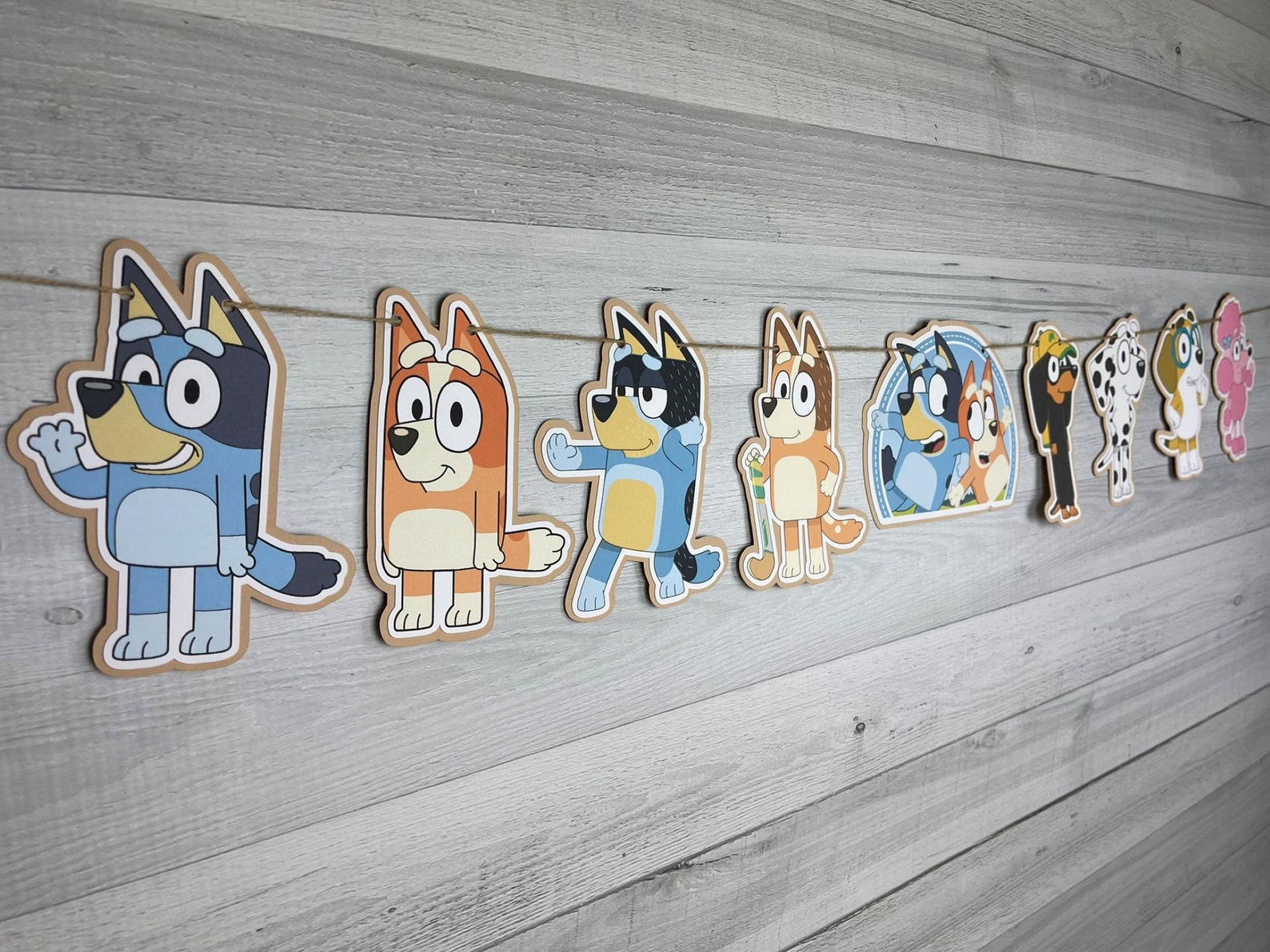 Blue Dog & Friends Garland Blue Dog Birthday Blue Dog Banner Puppy Dog ...