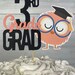 Cute Monster Graduation Cake Topper ANY GRADE Monster Grad Cake Topper ...