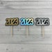 2023 Cupcake Toppers 2023 NYE Toppers New Year's Eve - Etsy