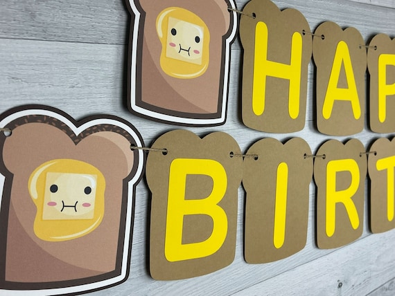 Breakfast Toast Birthday Banner - Toast Birthday - Birthday Brunch ...