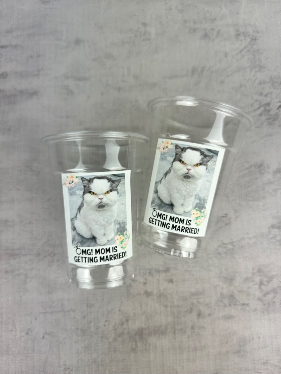 Custom Pet Photo Cups - Bachelorette Party Cups - Pet Photo ...