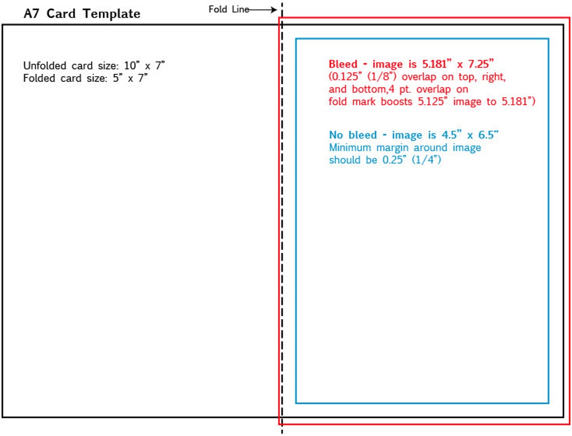 Custom Printed A7 Greeting Card Combo Pack | Etsy