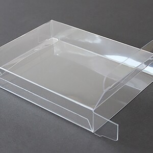 A6 Clear Plastic Notecard Boxes, Set of 25, 4-7/8" X 6-5/8" X 5/8" - Etsy