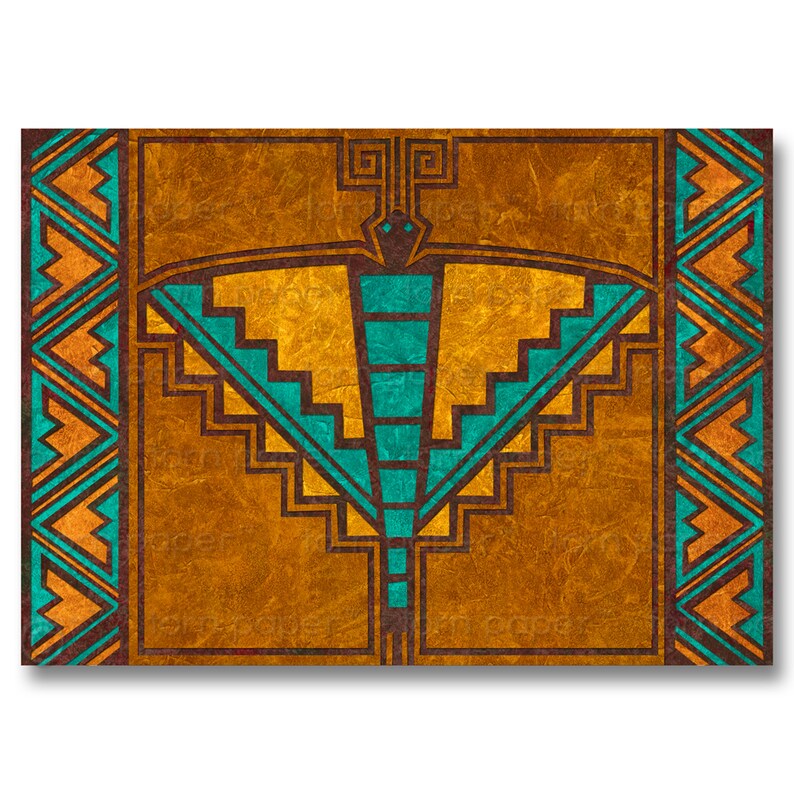 Native American BUTTERFLY - 4 Color Options - Southwest Collection ...
