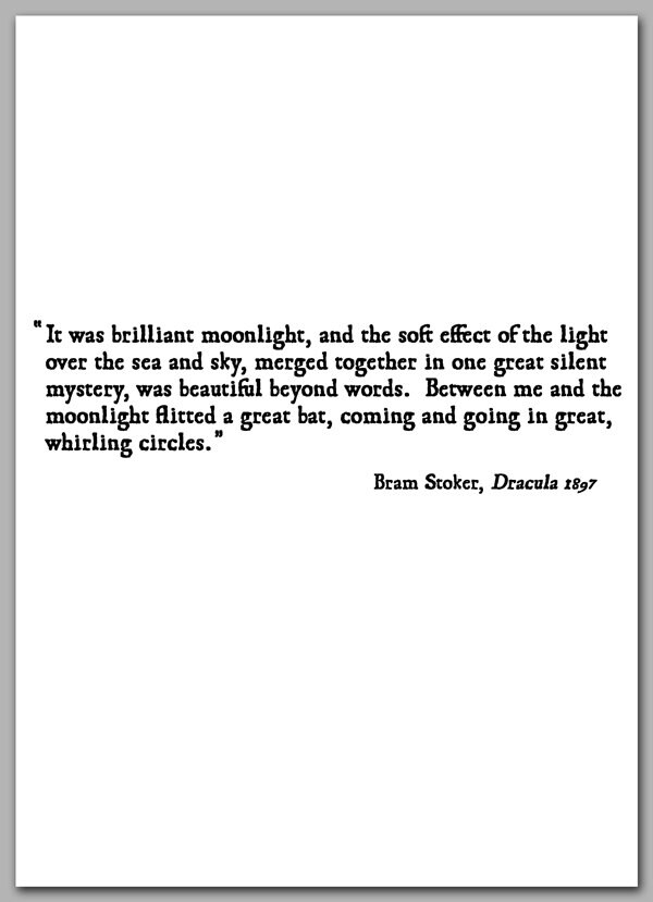 GOTHIC WINDOW - Dracula Vampire Bats - Halloween Card or Invitation ...