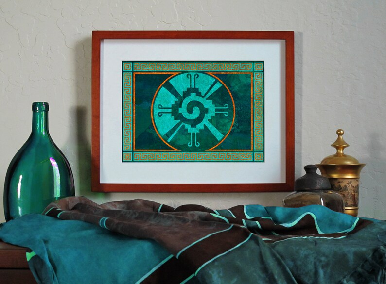 HUNAB KU - the Galactic Butterfly - Southwest Collection - Set of 2 ...