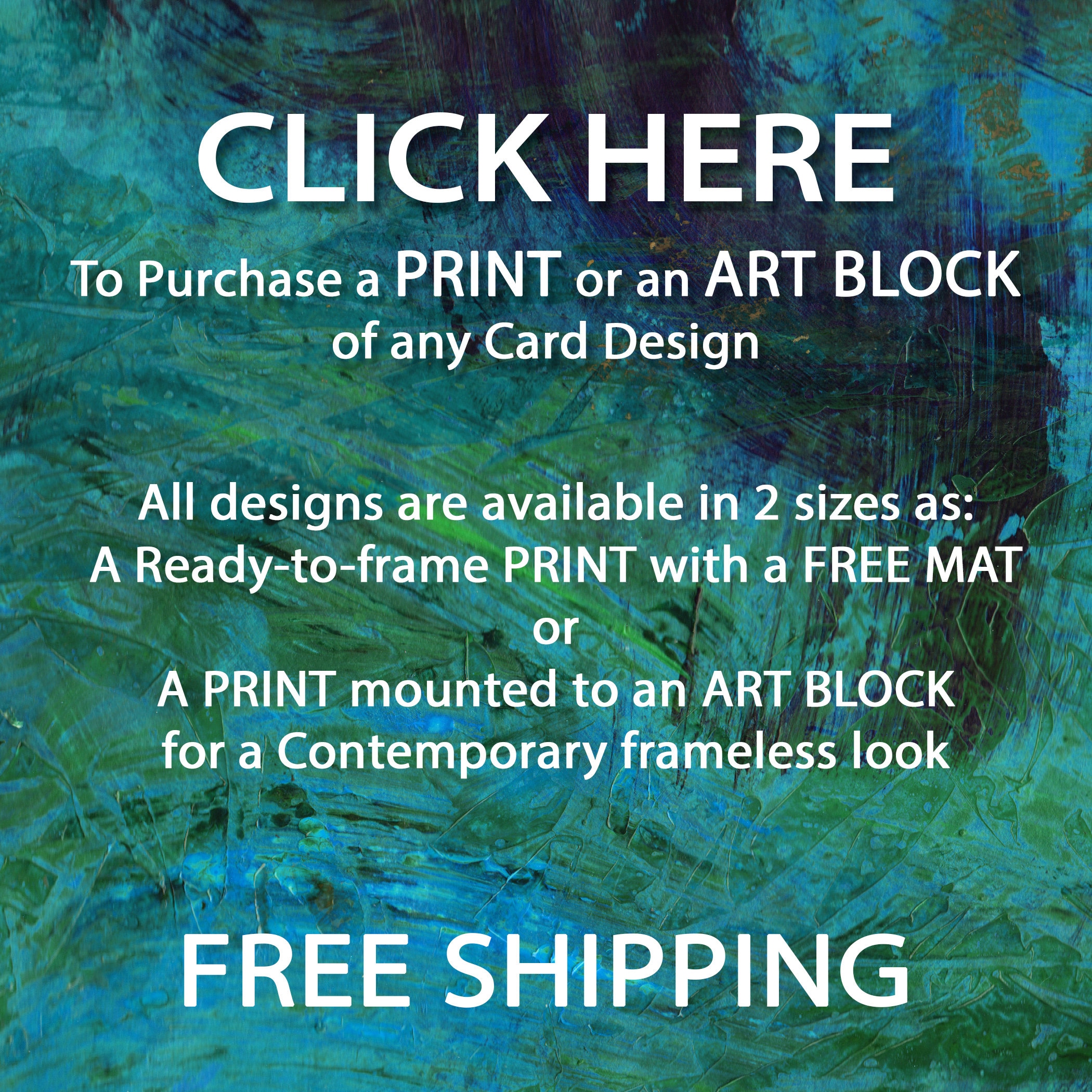 PRINT of Any Design - YOUR CHOICE - Print With a Free White Mat or ...