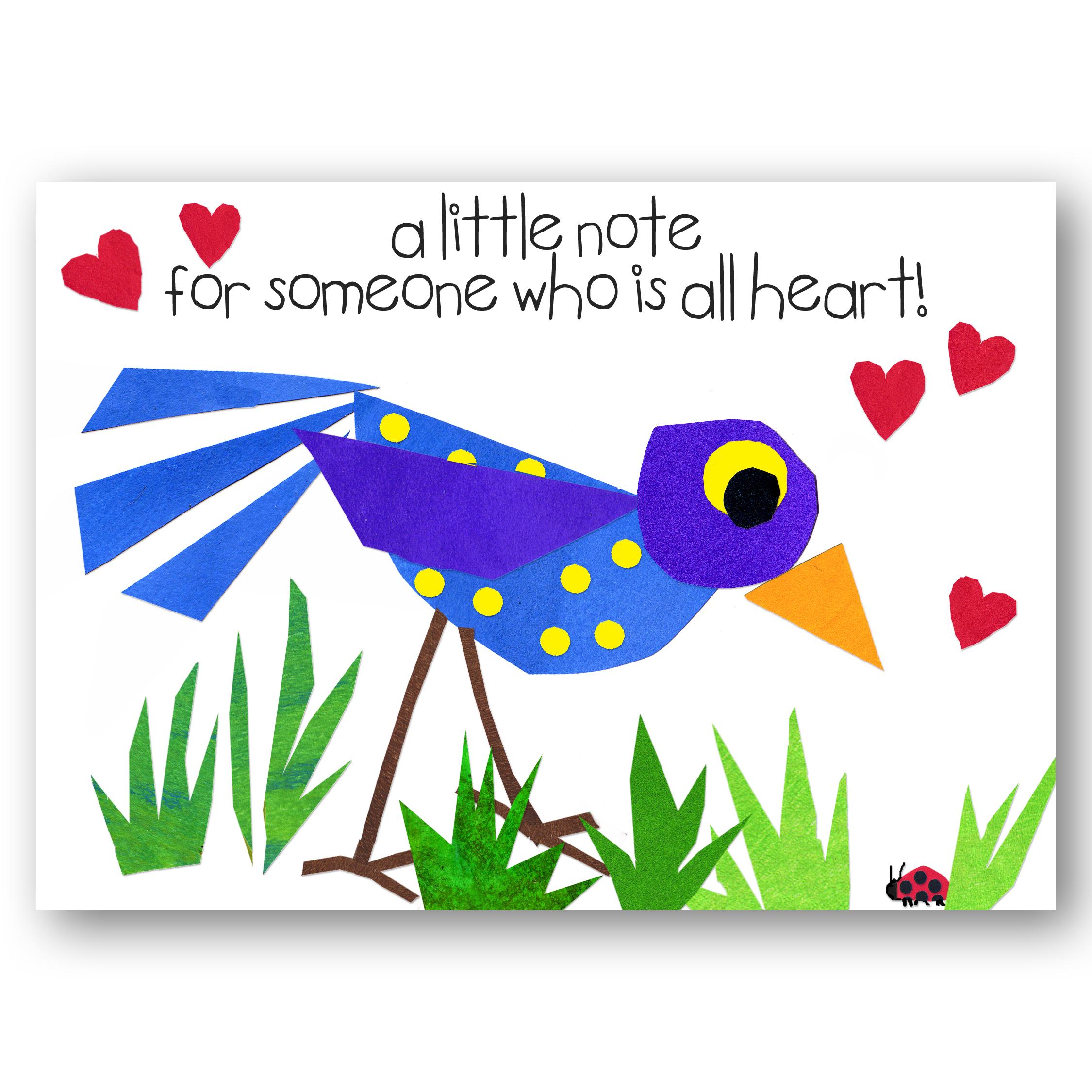 VALENTINE for a FRIEND - Cute Friendship Card - 5"x7" Collage Art Card ...