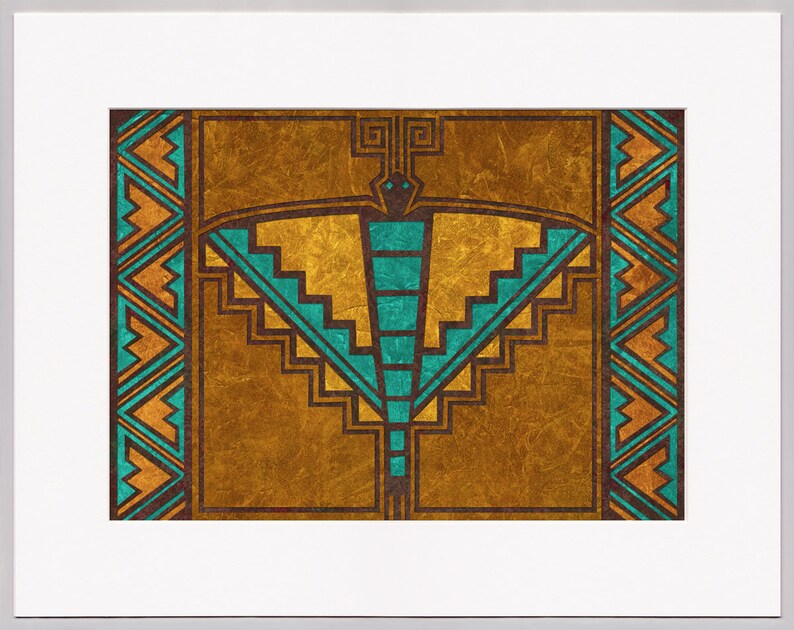 Native American BUTTERFLY - 4 Color Options - Southwest Collection ...