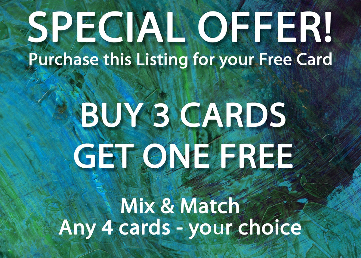 SALE Mix and Match Special Offer Pick Any 3 Greeting - Etsy