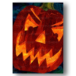 Jack-o-lantern - Halloween Card - Pumpkin Carving Party Invitation ...
