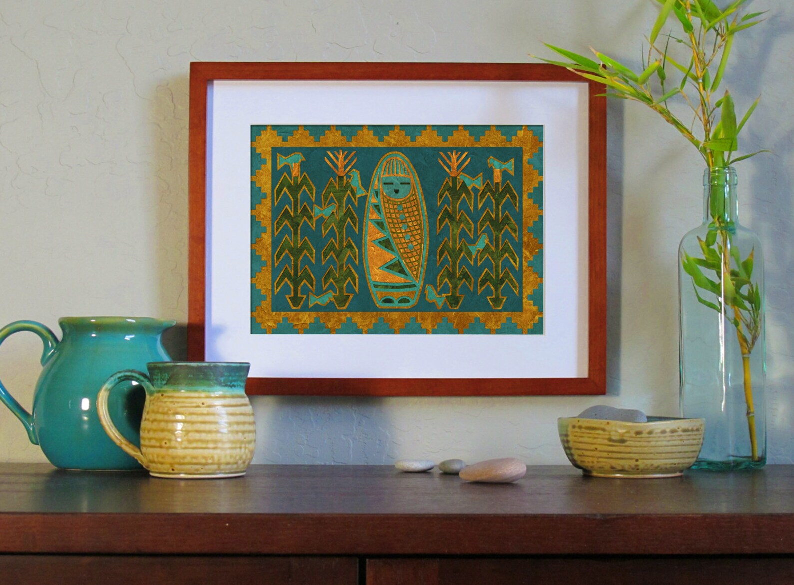 CORN MAIDEN Southwest Collection Available as a Greeting Card, Print ...