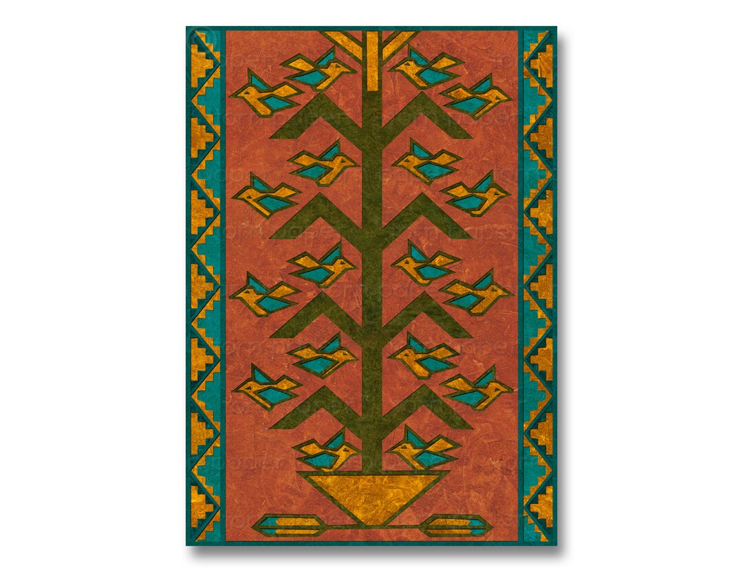 TREE of LIFE - Southwest Collection - 4 Color Choices - Available as a ...
