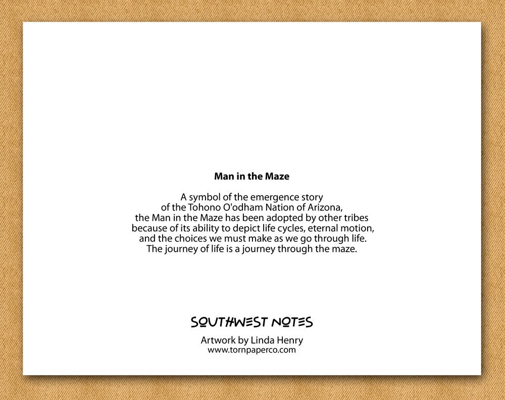Native American Symbol - MAN in the MAZE - Southwest Collection - Set ...