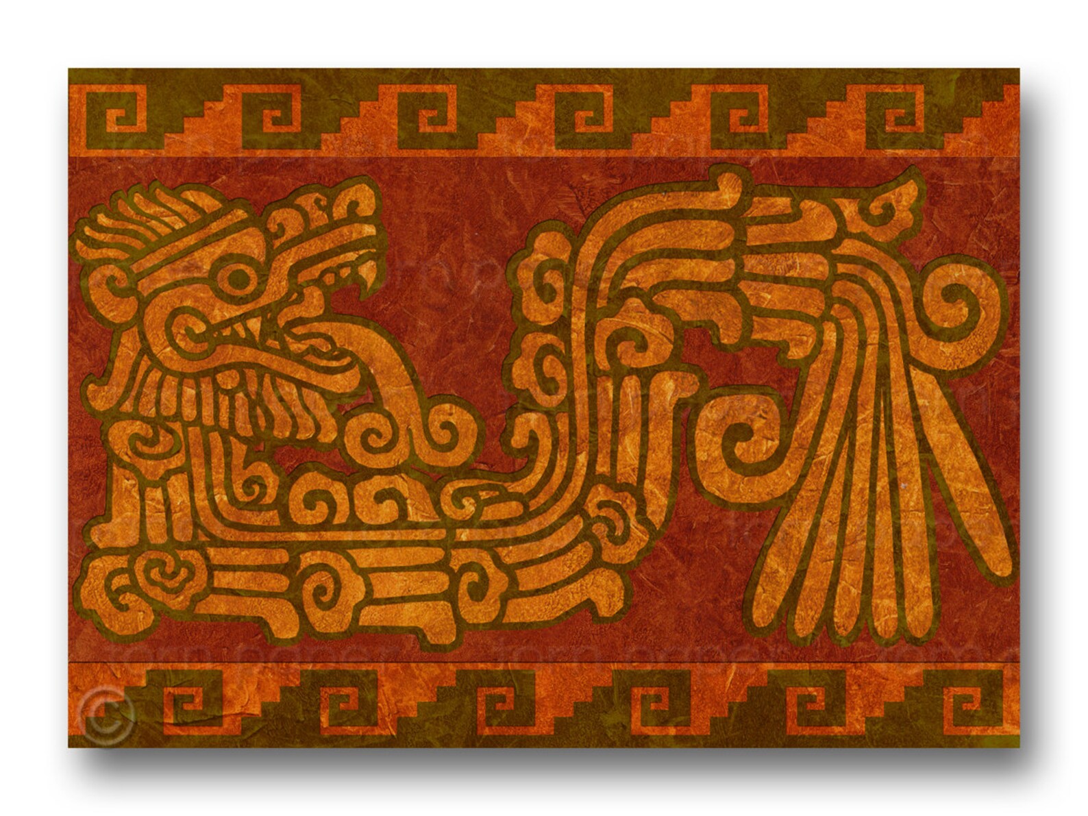 Quetzalcóatl - the Plumed Serpent - 4 Color Options - the Southwest ...