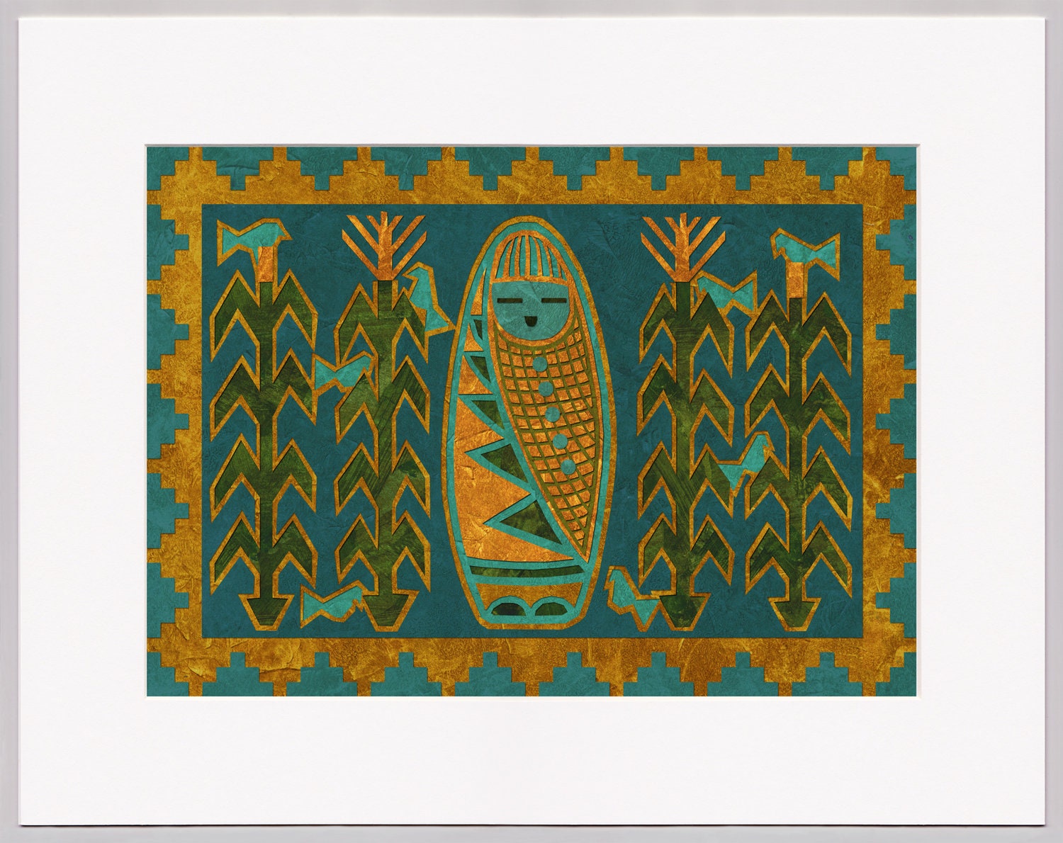 CORN MAIDEN Southwest Collection Available as a Greeting Card, Print ...