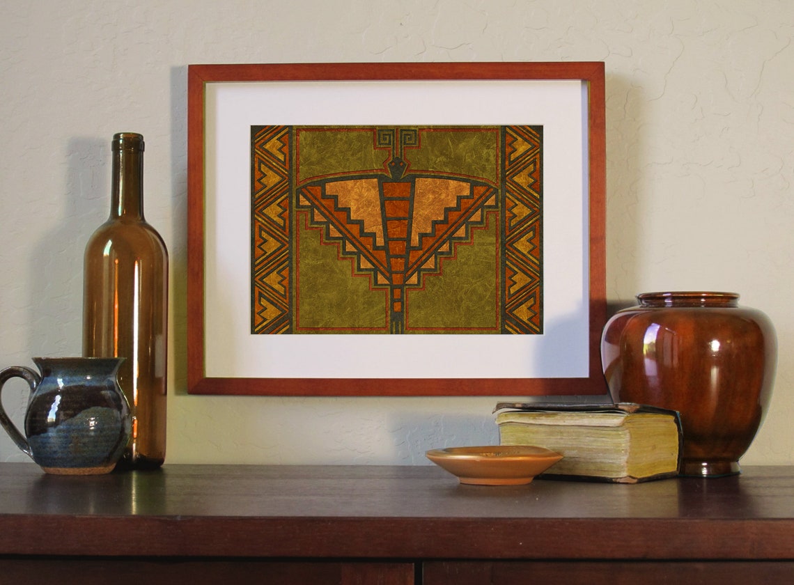 Native American BUTTERFLY - 4 Color Options - Southwest Collection ...