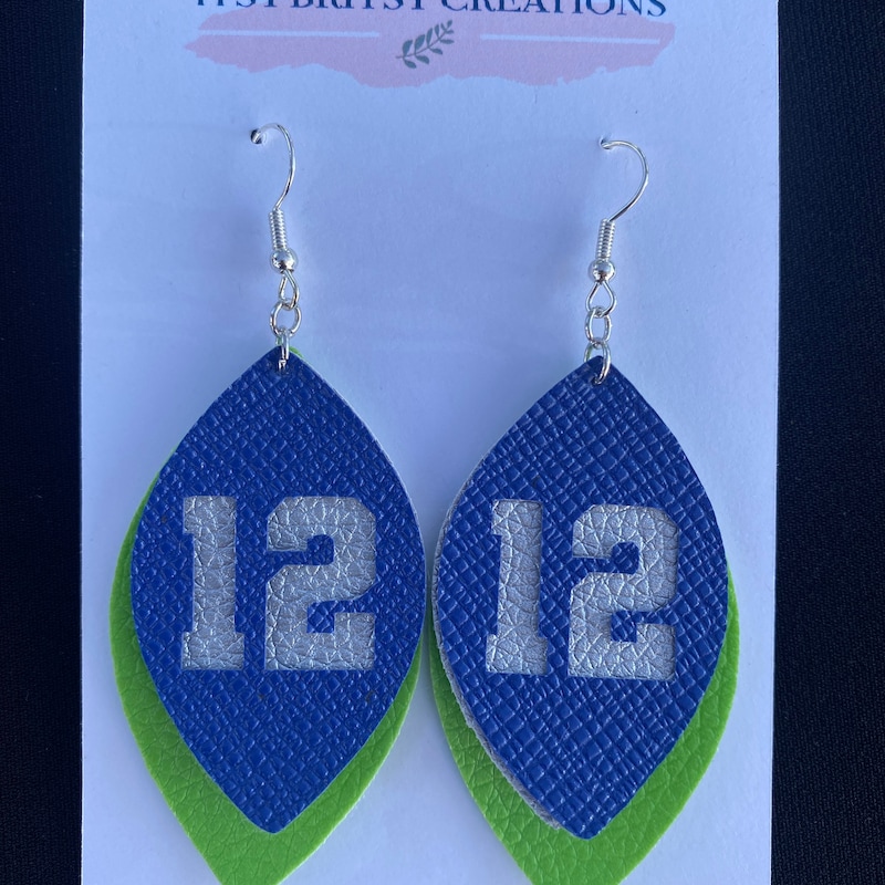 Seahawk Earrings - Etsy
