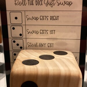 Roll the Dice Gift Swap Game - Etsy