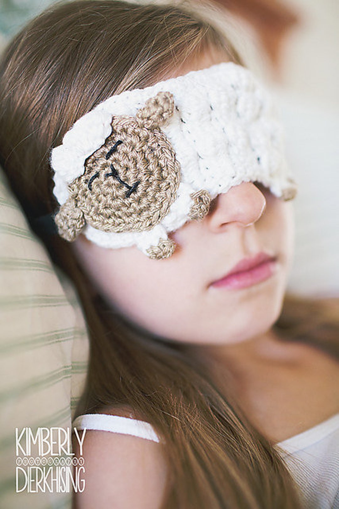 Crochet Eye Mask Pattern, Counting Sheep Sleep Mask, Eye Mask for ...
