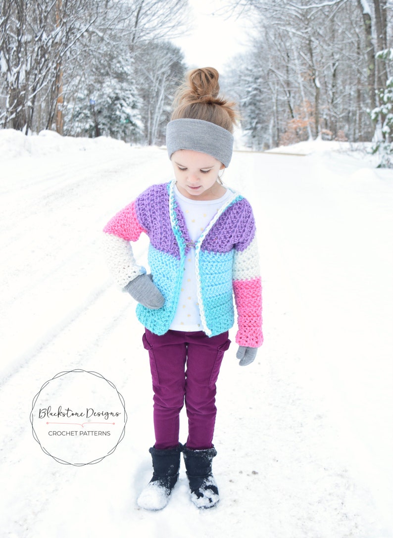 Crochet Sweater Pattern, Whatever Sweater Child Sizes, Crochet Pullover ...