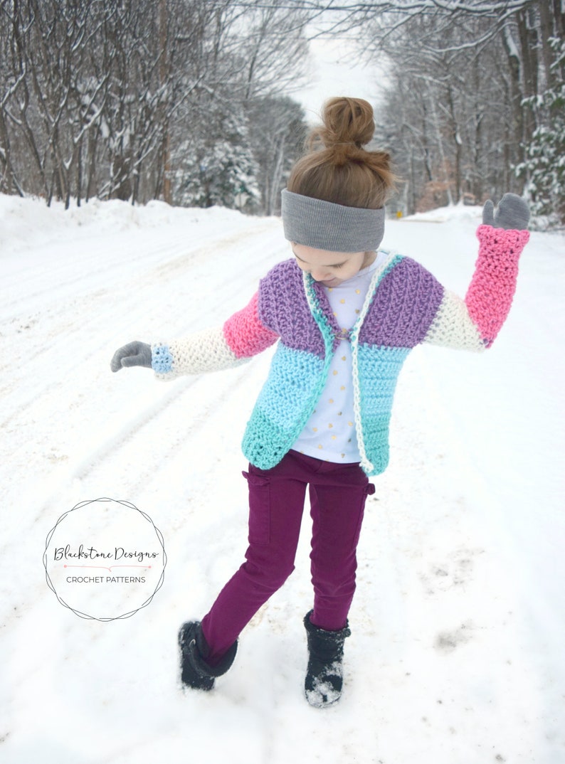 Crochet Sweater Pattern, Whatever Sweater Child Sizes, Crochet Pullover ...