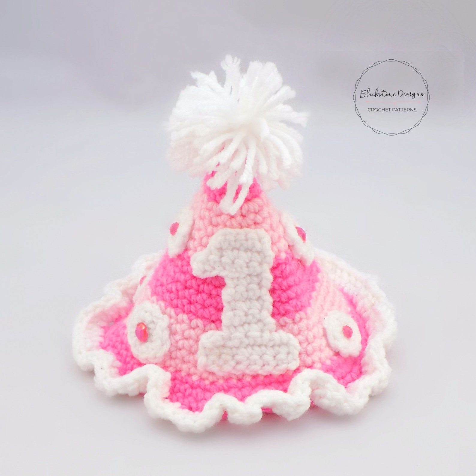 Crochet Hat Pattern, Birthday Party Hat, Crochet Pattern for Birthday ...