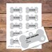 Printable Gift Tags, Dog Bone Shaped Tags, Gift Tags for Puppy Dog Pot ...