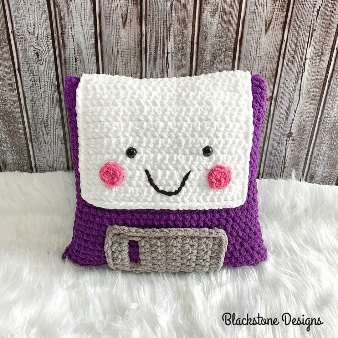 Crochet Pillow Pattern, Floppy Disk Cuddle Buddy, Pillow, Amigurumi ...
