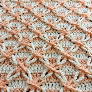 Crochet Pattern: Polish Star Stitch Afghan Square, Crochet Afghan Block ...
