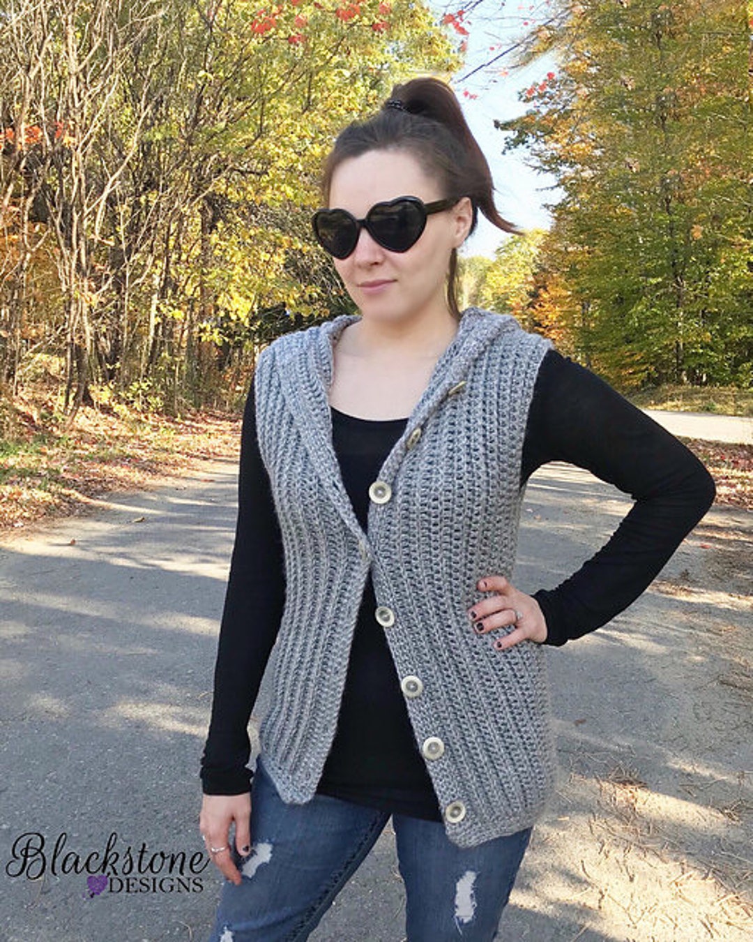 Crochet Vest Pattern, Sunkissed Hooded Vest ADULT, Crochet Hooded Vest Pattern, Crochet Vest ...