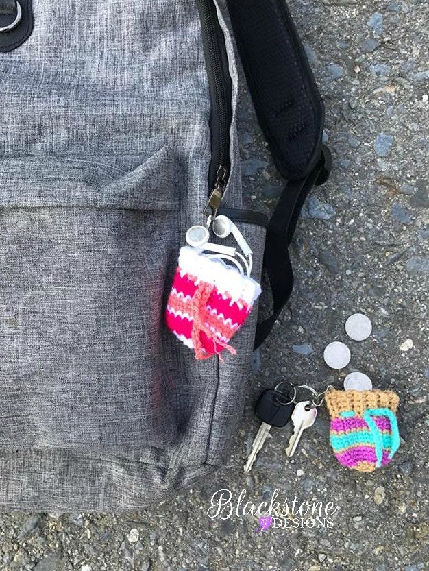Crochet Pouch Pattern, Keyring Pouch, Crochet Keychain, Crochet Pouch ...