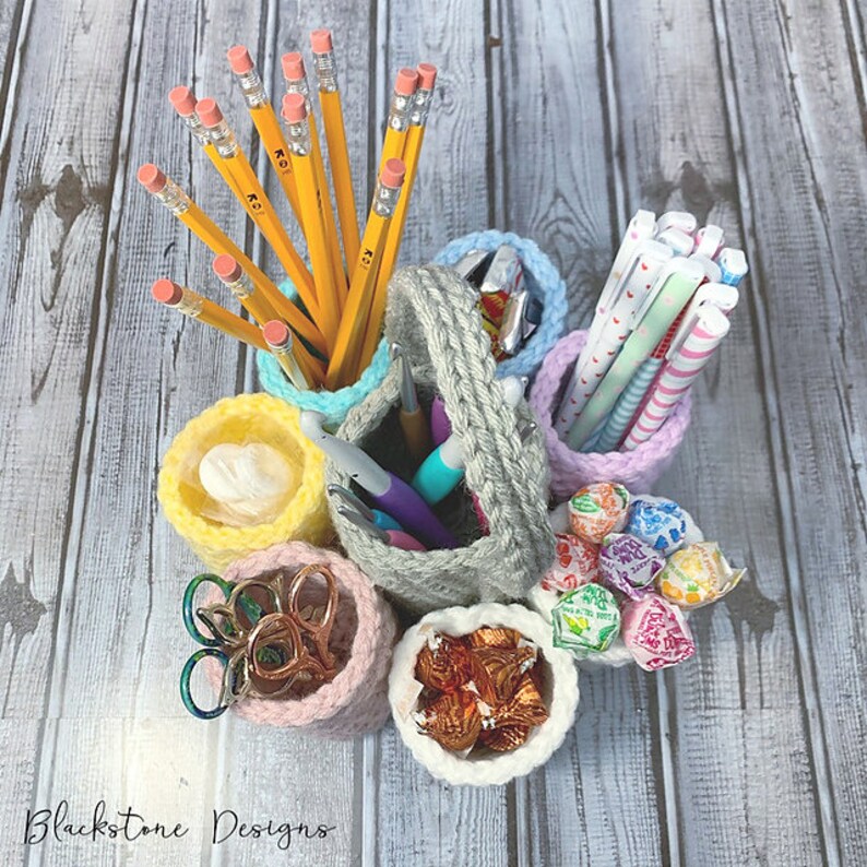 Organizer Caddy PDF Crochet Pattern ONLY Organization - Etsy