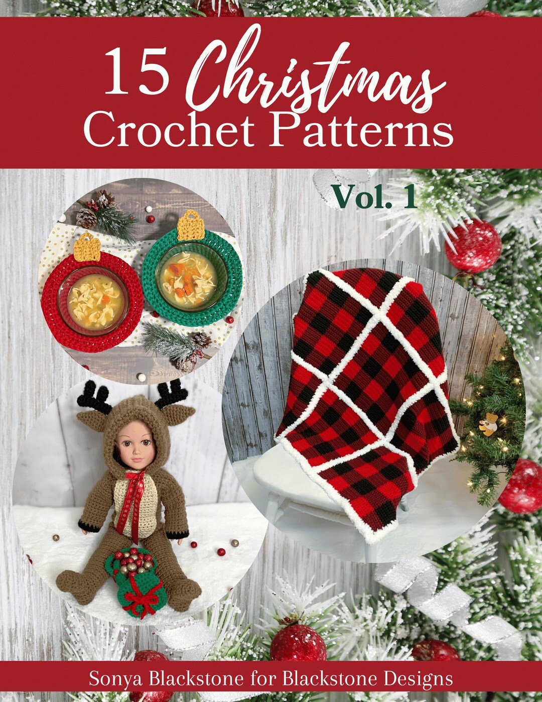 15 Christmas Crochet Patterns Ebook Volume 1, Crochet Christmas ...