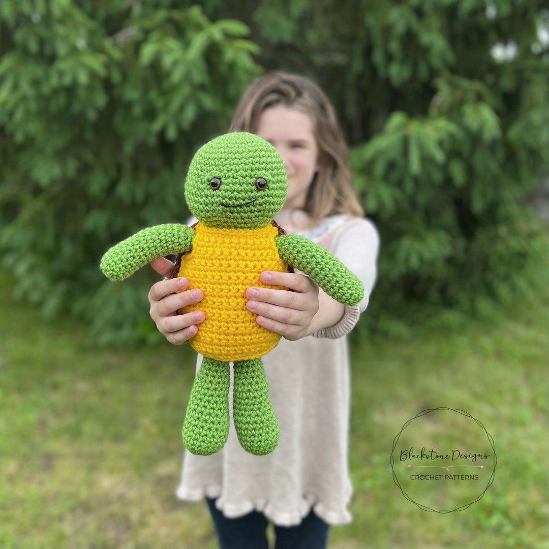 Crochet Turtle Pattern, Tully the Turtle, Crochet Turtle Amigurumi ...