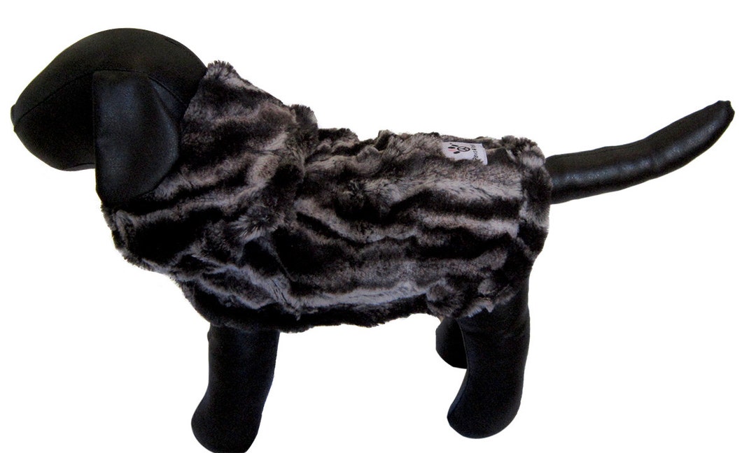 Luxury Designer Dog Jacket-black Marble - Etsy