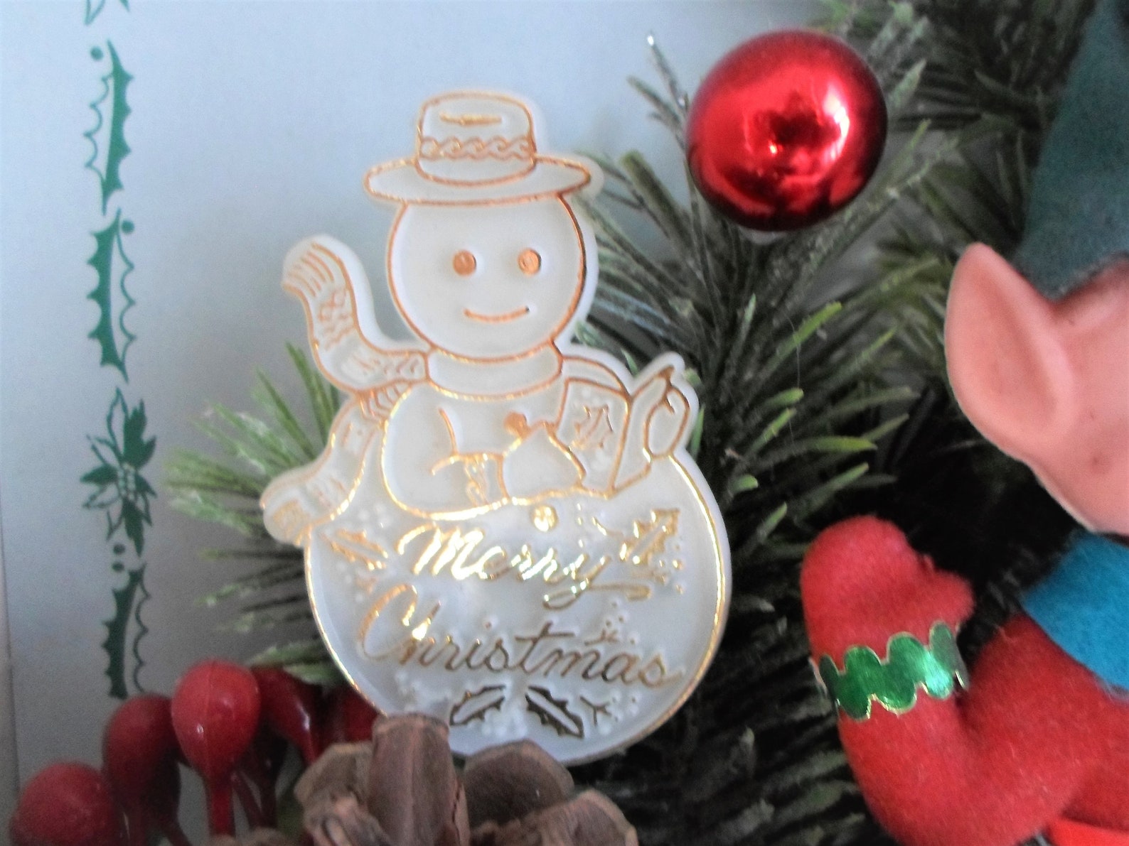 Christmas Decoration Christmas Shadow Box Pixie Shadow Box - Etsy